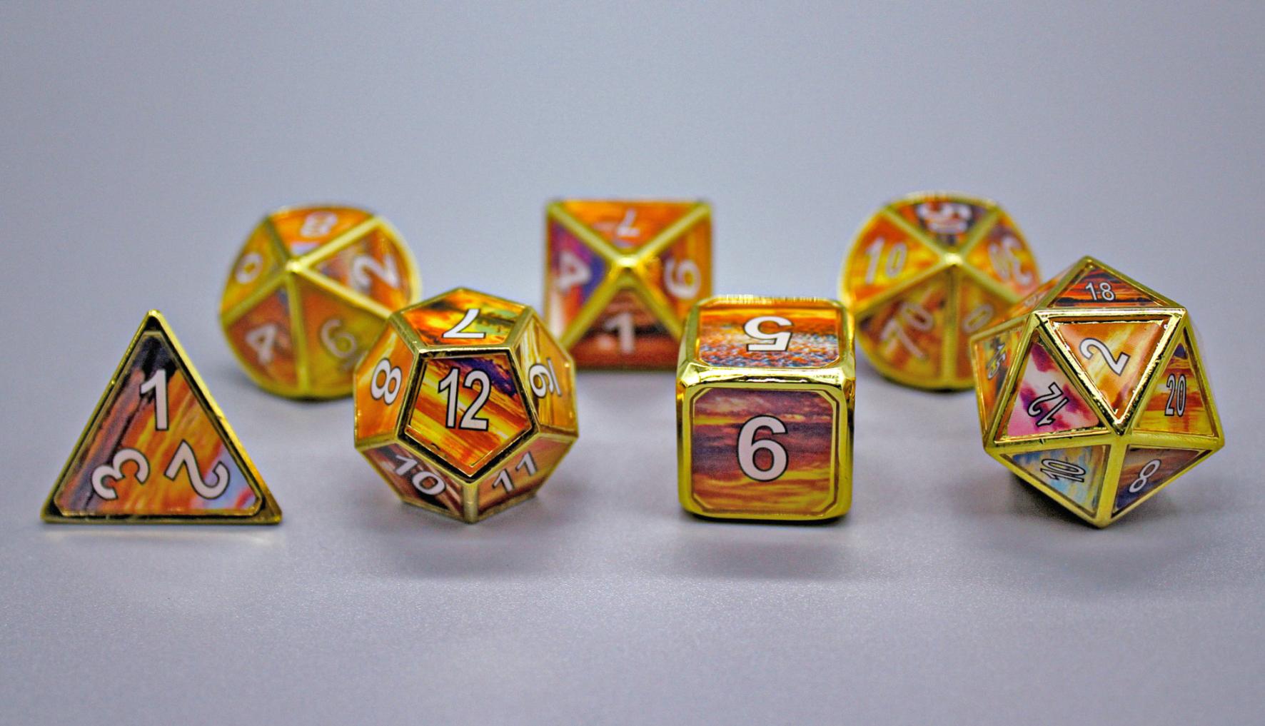 Plating + Pattern Metal Dice - Custom Dice Maker, DND Dice Wholesale ...