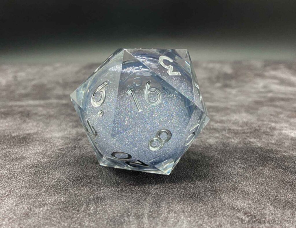 Giant Quicksand Liquid Core D20 55mm - Custom Dice Maker, DND Dice ...