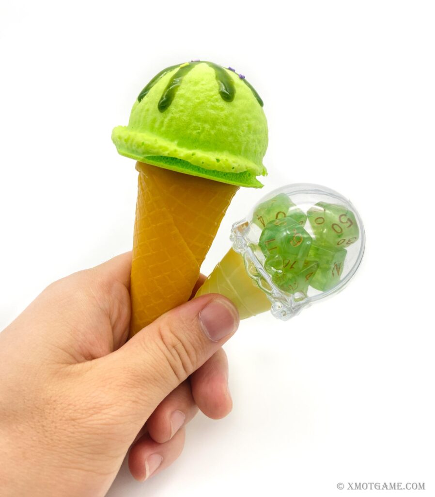 Ice Cream Cone-Themed DnD Dice Container - Custom Dice Maker, DND Dice ...
