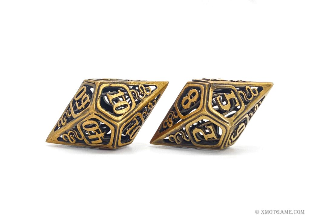 Hollow Dice Set - Snake Symbol - Wooden dice set custom, metal dice ...