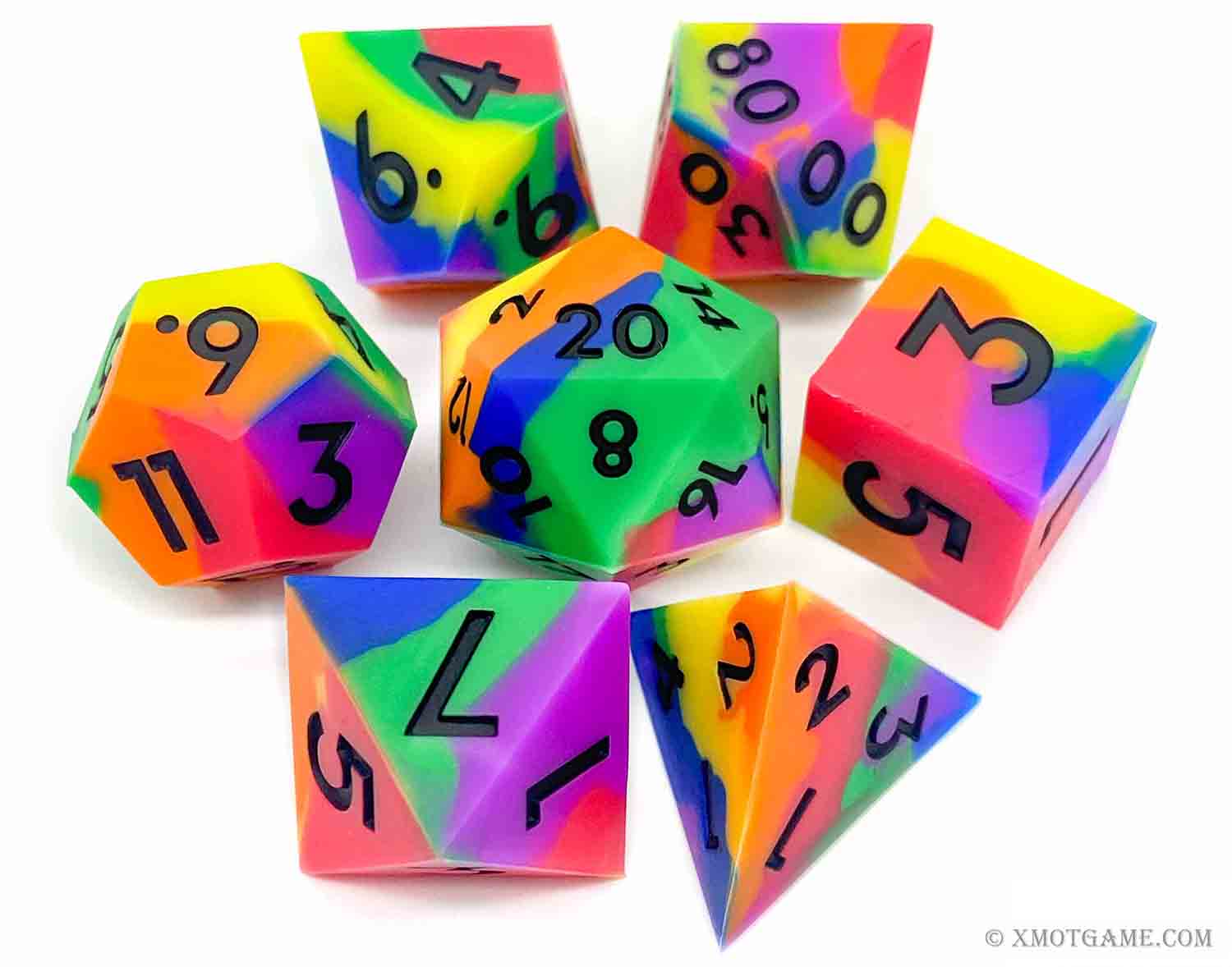 Silicone Dice Set - Custom Dice Maker, DND Dice Wholesale, Dice ...